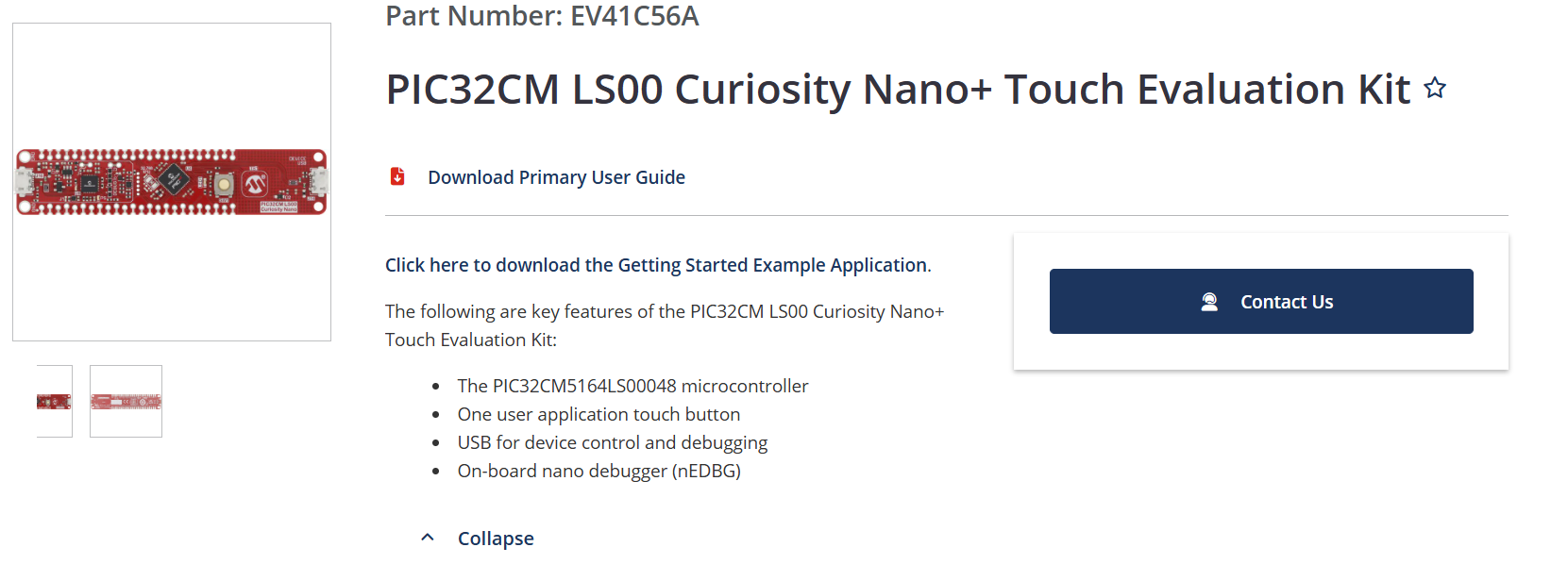 Documentation for the PIC32CM LS00 Curiosity Nano Evaluation Kit | EEE158-Module-1